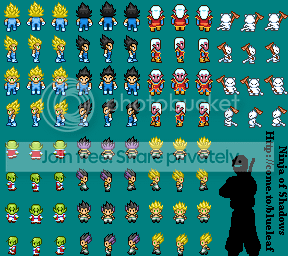 RPG MAKER CORP.: Charset - Dragon Ball Z- Personagens 04