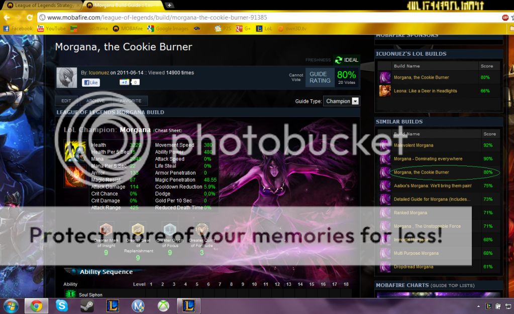 Morgana Build Guide : Morgana, the Cookie Burner :: League of Legends ...